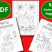 Christmas Unicorn Coloring Pages for Kids, Coloring Pages Printable ...