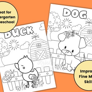 Summer Coloring Pages for Kids, Farm Coloring Pages, Coloring Sheets ...