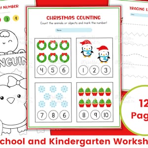 Christmas Activities for Kids, Preschool Worksheets, Winter Activities ...