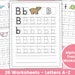 26 Letter Tracing Worksheets Handwriting Practice Worksheets - Etsy