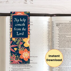 Encouragement Bookmark, Bible Bookmark Printable, Scripture Bookmarks ...