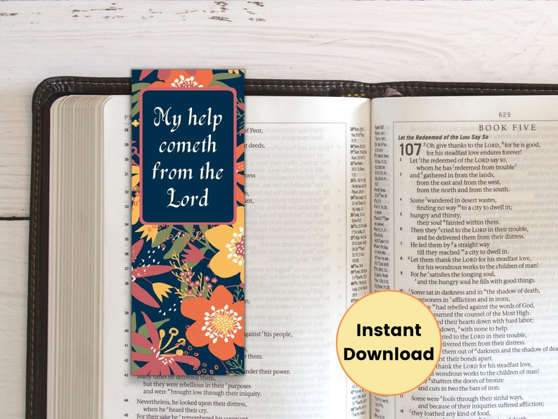 Encouragement Bookmark, Bible Bookmark Printable, Scripture Bookmarks ...