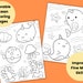 Narwhal Coloring Pages for Kids, Kids Party Games, Birthday Favor ...