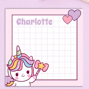 Custom Memo Pad Personalized Memo Pad Printable Memo Pad Template ...