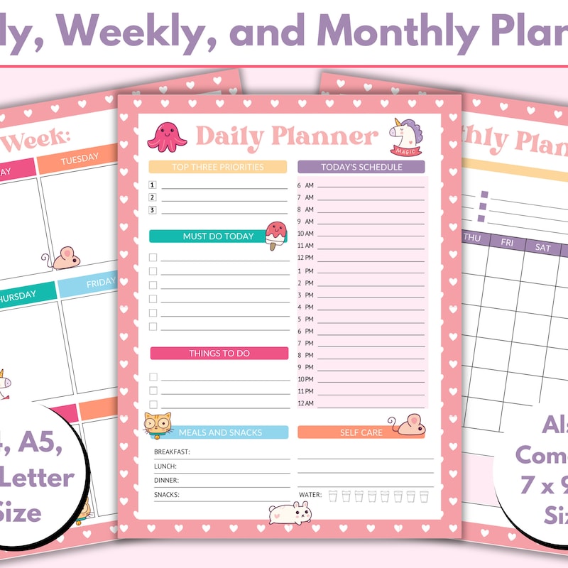 Cute Planners - Etsy