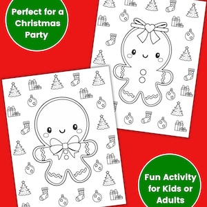 Gingerbread Man Coloring Pages, Gingerbread Girl, Kids Party Games ...