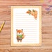Fall Stationery Set, Stationery for Kids, Stationery Printable, Autumn ...