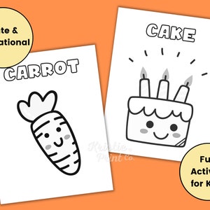 Coloring Pages for Toddlers, Preschool Coloring Page, Easy Coloring ...