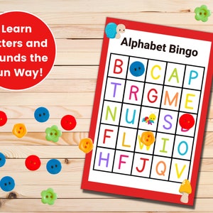Alphabet Bingo, Educational Activities, Kids Activity, Alphabet Game ...