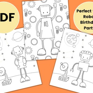 Robot Coloring Pages for Kids, Printable Kids Coloring Pages, Robot ...