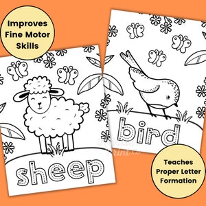 Coloring Pages Preschool Letter Formation Kindergarten Activities ...