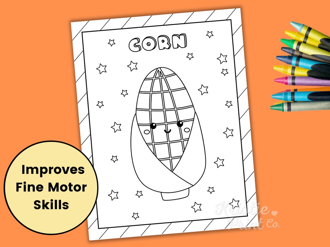 Vegetable Coloring Pages, Vegetable Activities, Coloring Pages for Kids ...