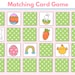Memory Game Printable, Easter Game Printables, Matching Card Game ...
