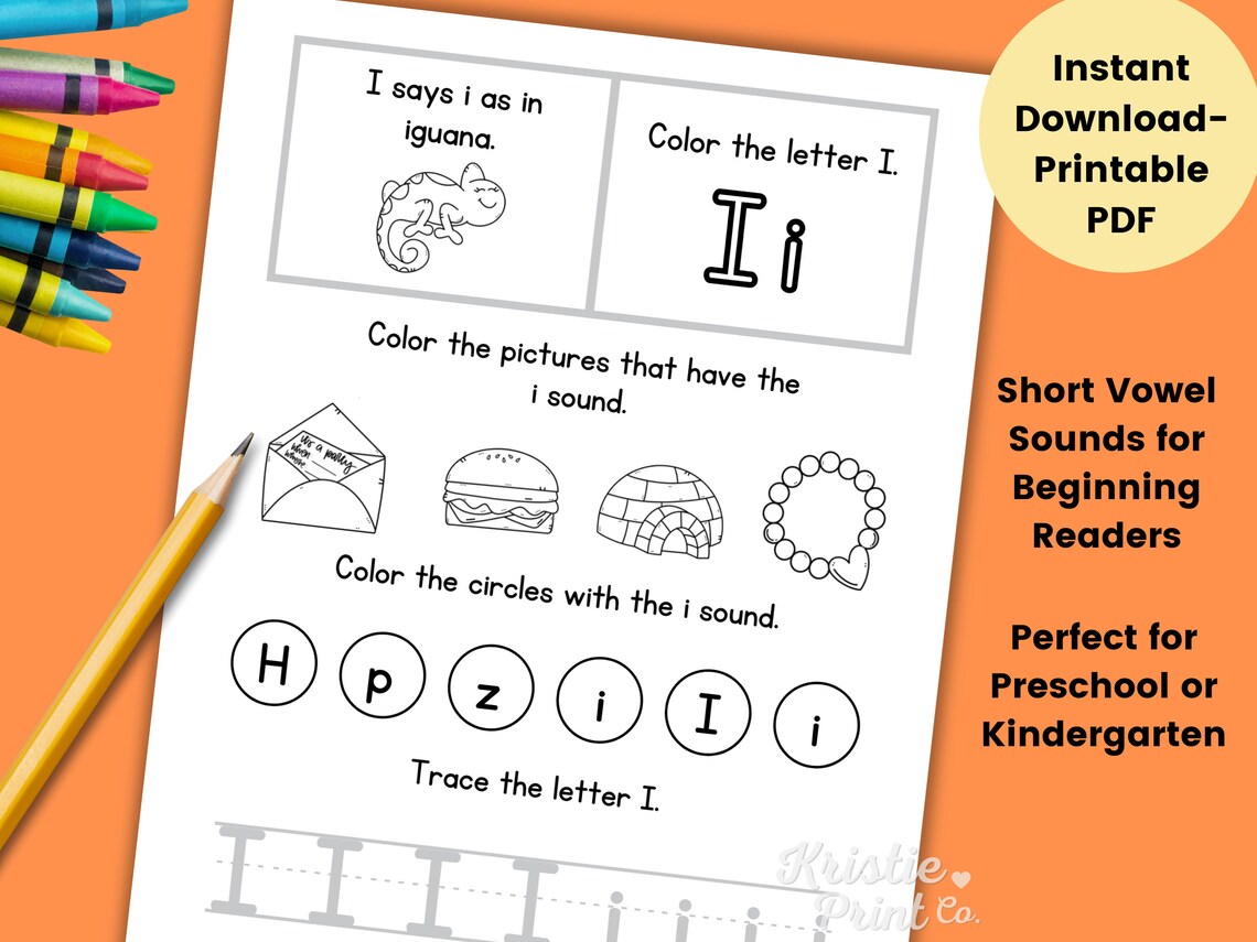 Preschool and Kindergarten Alphabet Worksheets, Uppercase and Lowercase ...