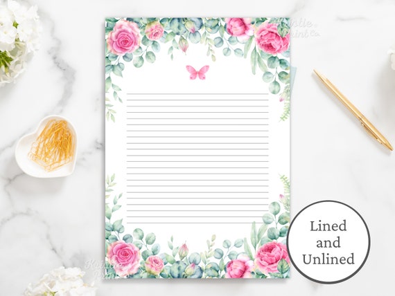 Spring Stationery Paper