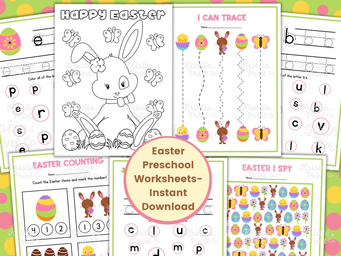 Easter Worksheets, Preschool Worksheets Printable, Preschool Printable ...