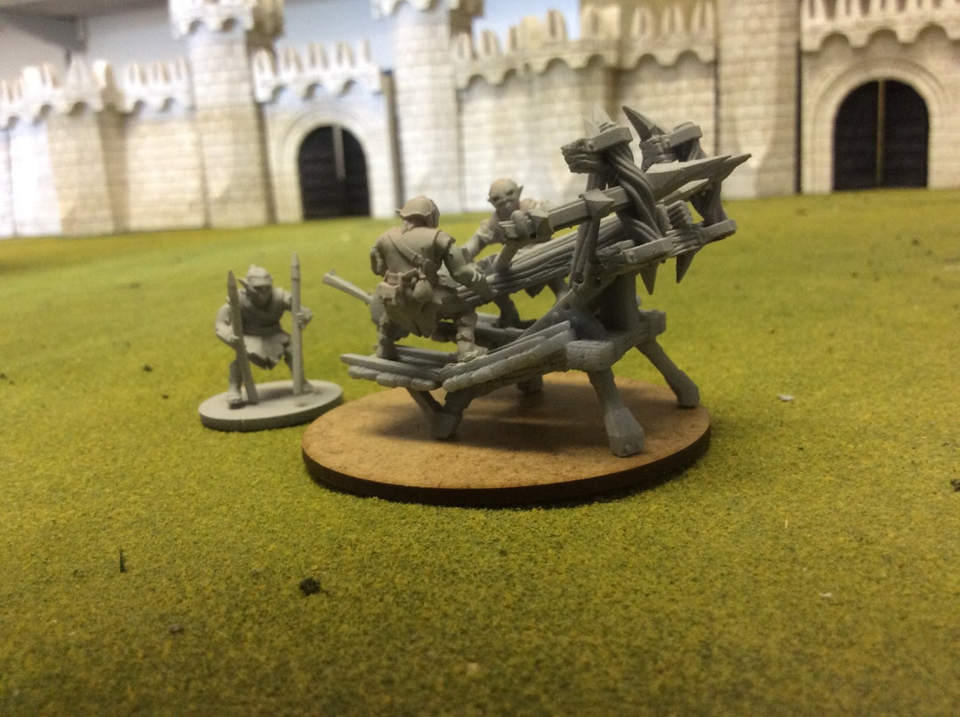 GOBLIN BALLISTA and CREW!, 60MM, 28mm Scale, Fantasy, Gaming Miniature ...
