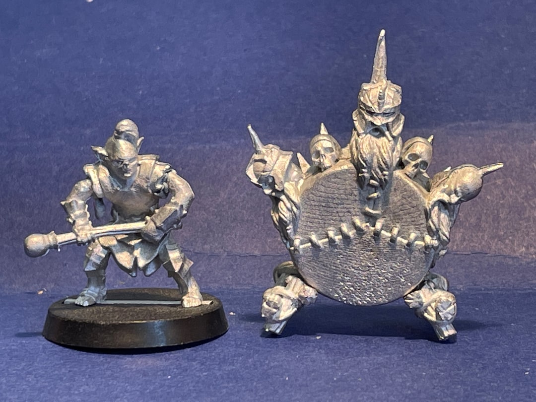 GOBLIN "maggot" Banner and Drum Group, 28mm Scale, Metal Fantasy ...