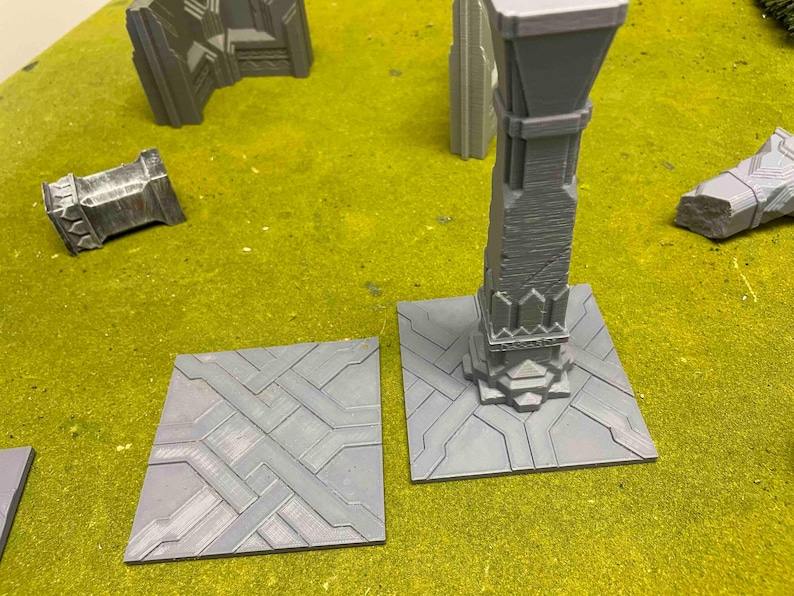 Dwarven Columns & Flooring: 28-32mm Scale Resin Terrain - Etsy