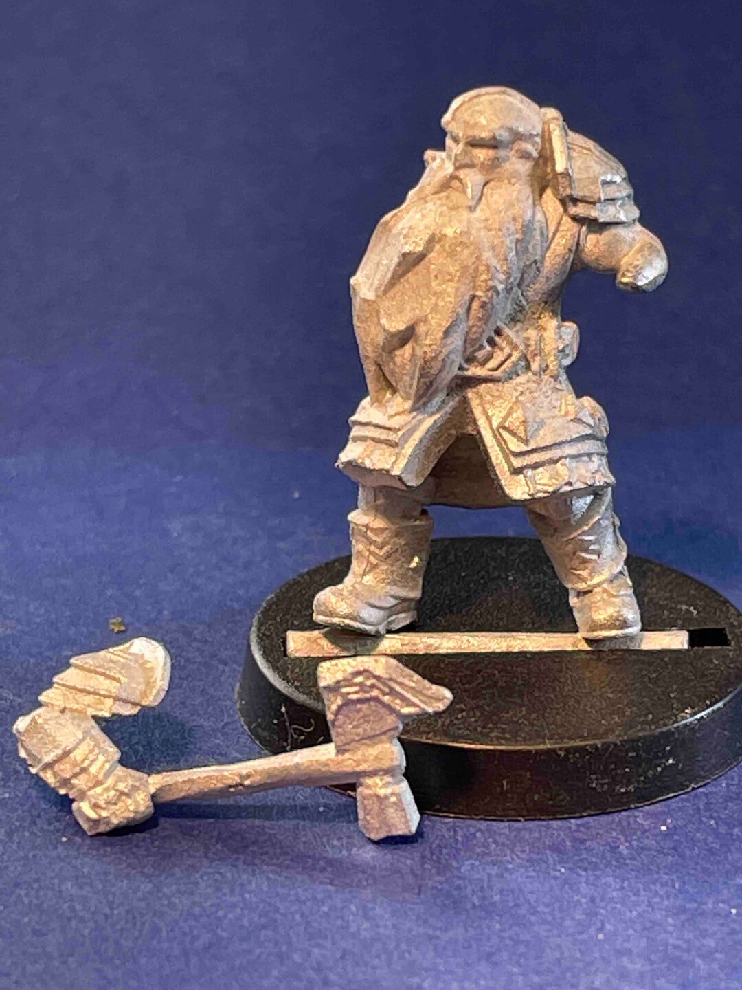 DWARF With MATTOCK 28mm, Metal Fantasy, Gaming Miniature, the Mines ...