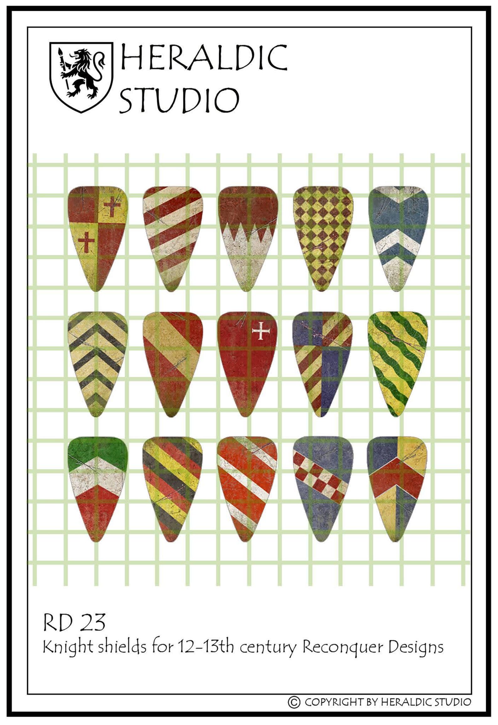 Shields and Heraldic Studio Decals, 28mm Scale , Medieval, for Scots ...