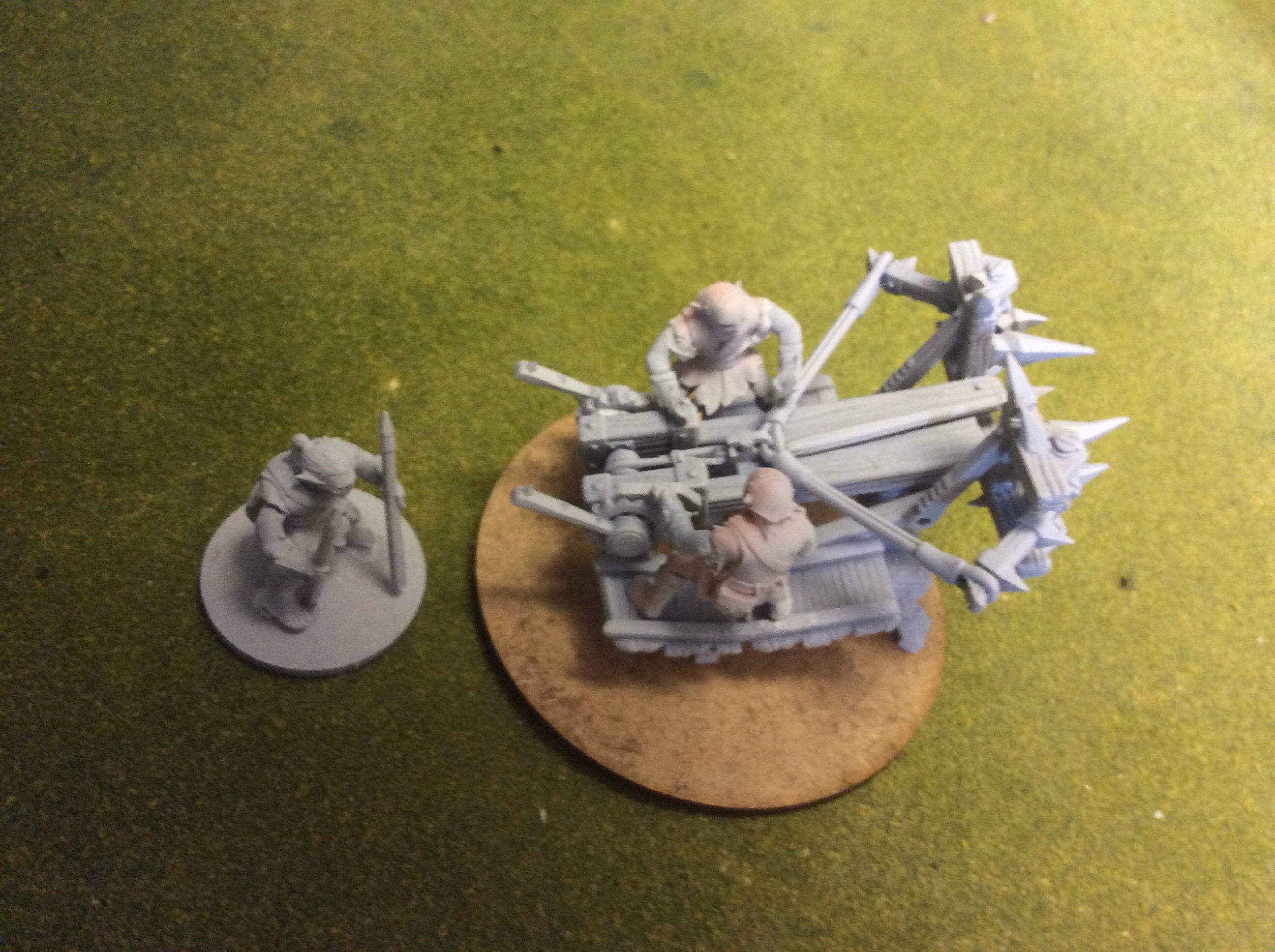 GOBLIN BALLISTA and CREW!, 60MM, 28mm Scale, Fantasy, Gaming Miniature ...