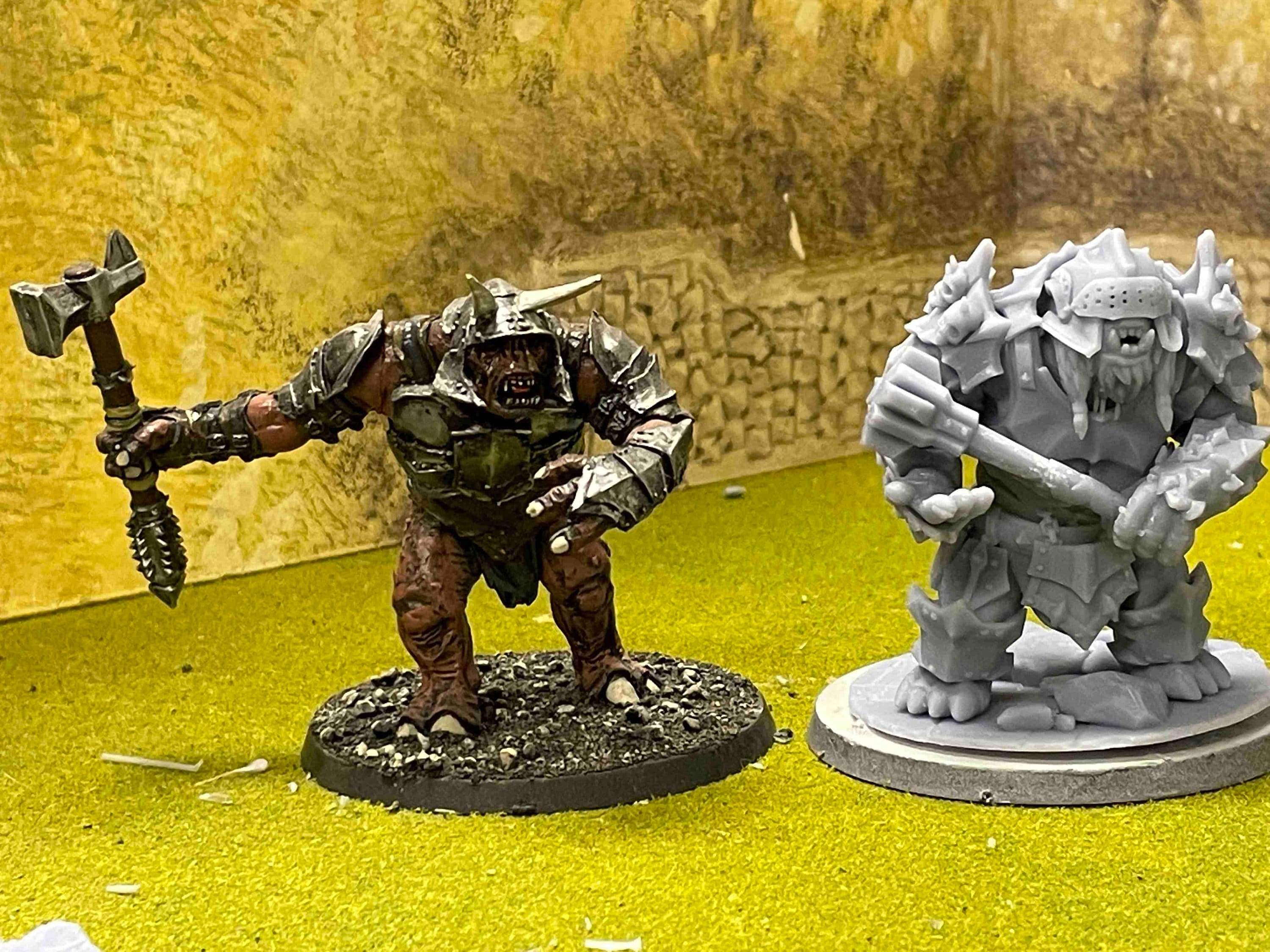 OGRE DESTROYER , 60MM, 28mm Scale, Fantasy, Gaming Miniature, the Mines ...