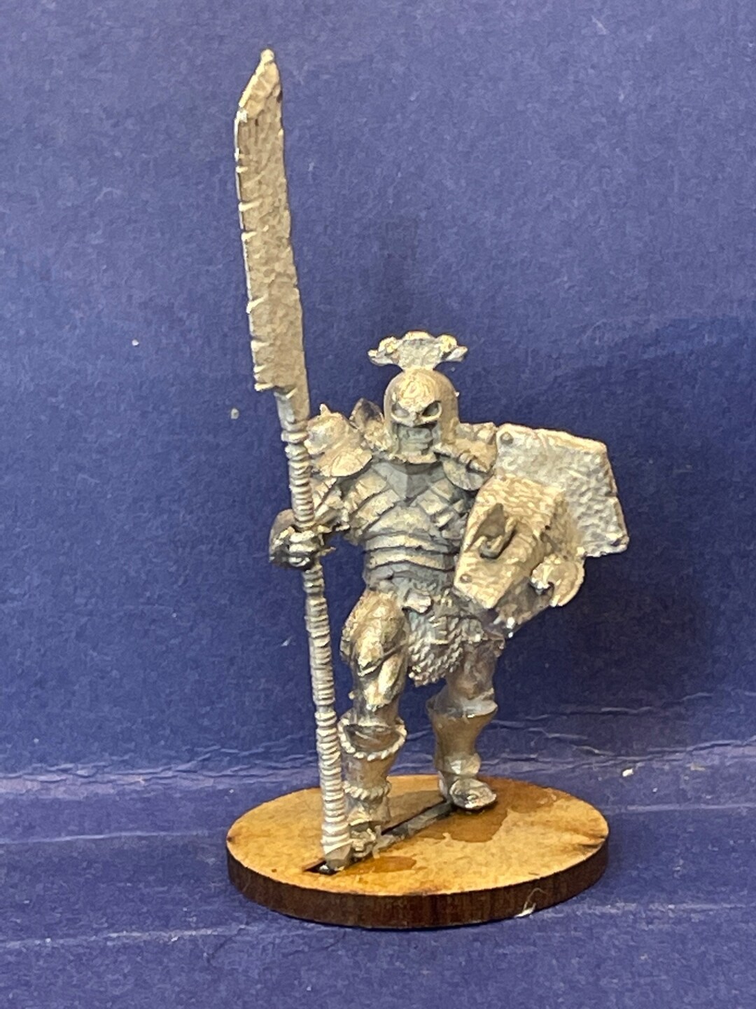 OBSIDIAN Armoured ORC "guard" With Halberd 28mm Metal Fantasy, Gaming ...