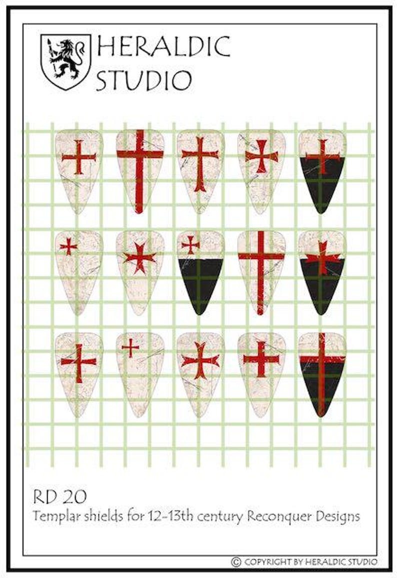 Shields and Heraldic Studio Decals, 28mm Scale , Medieval, for Scots ...