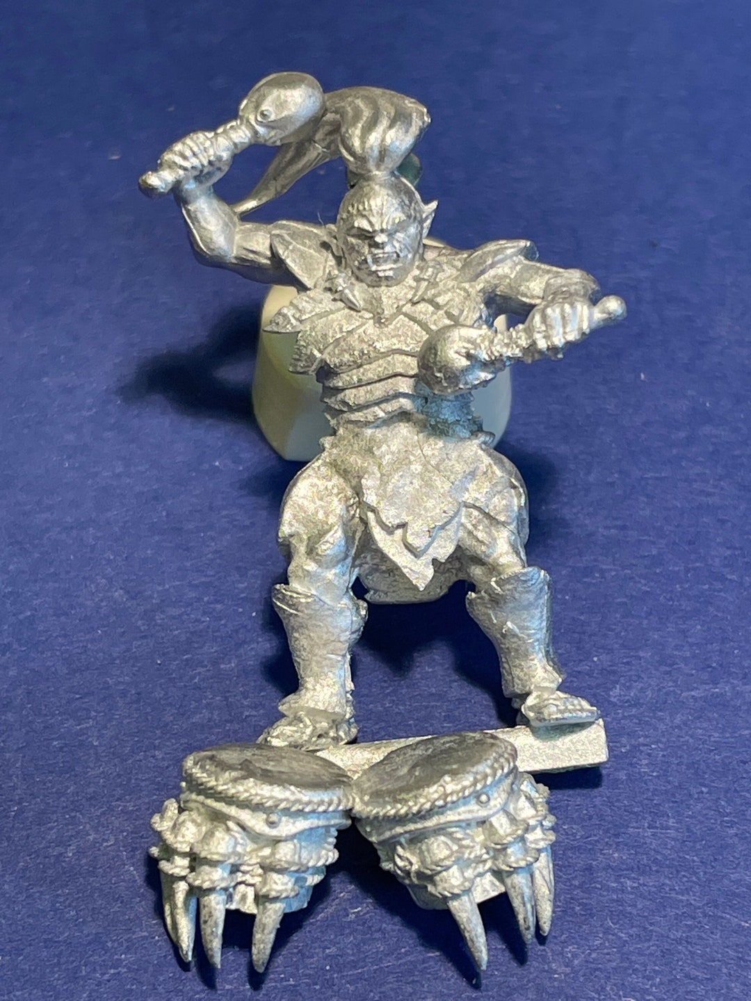 OBSIDIAN ORC "drummer" 28mm Metal Fantasy, Gaming Miniature, Iron Orc ...