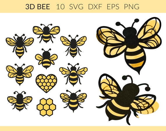 Bee Template Printable 3D Paper Bee – Super Fun Printables