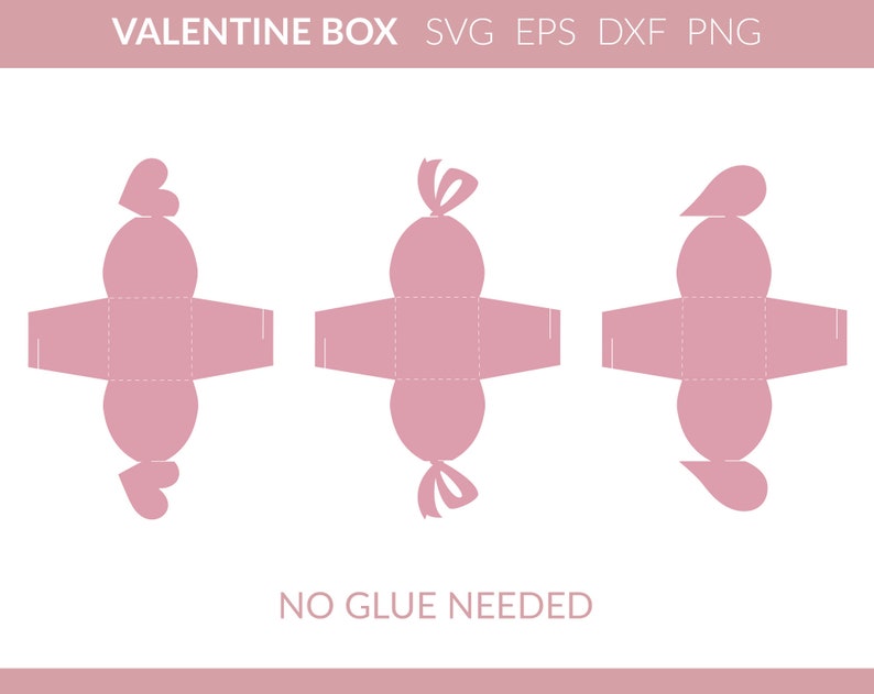 Valentine's Day Box Svg Gift Boxes Svg Valentine Box - Etsy