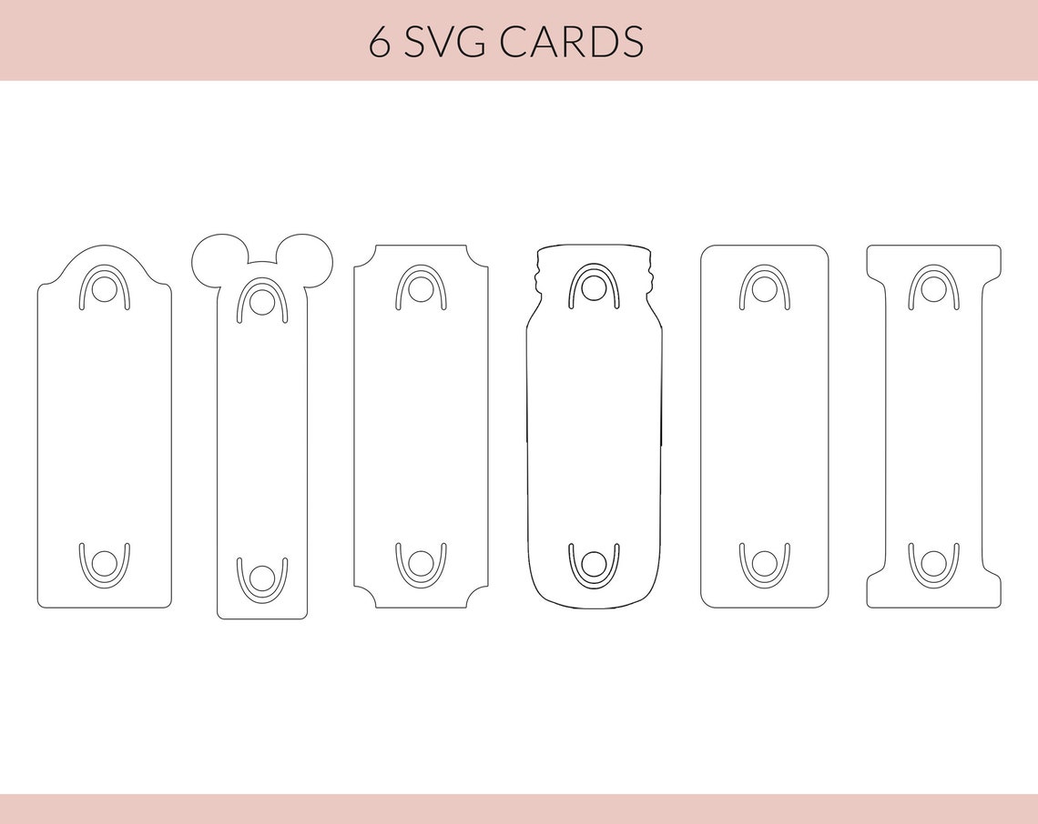 Pen Display Card Svg, Pen Box Template, Pen Packaging Svg, Glitter Pen ...
