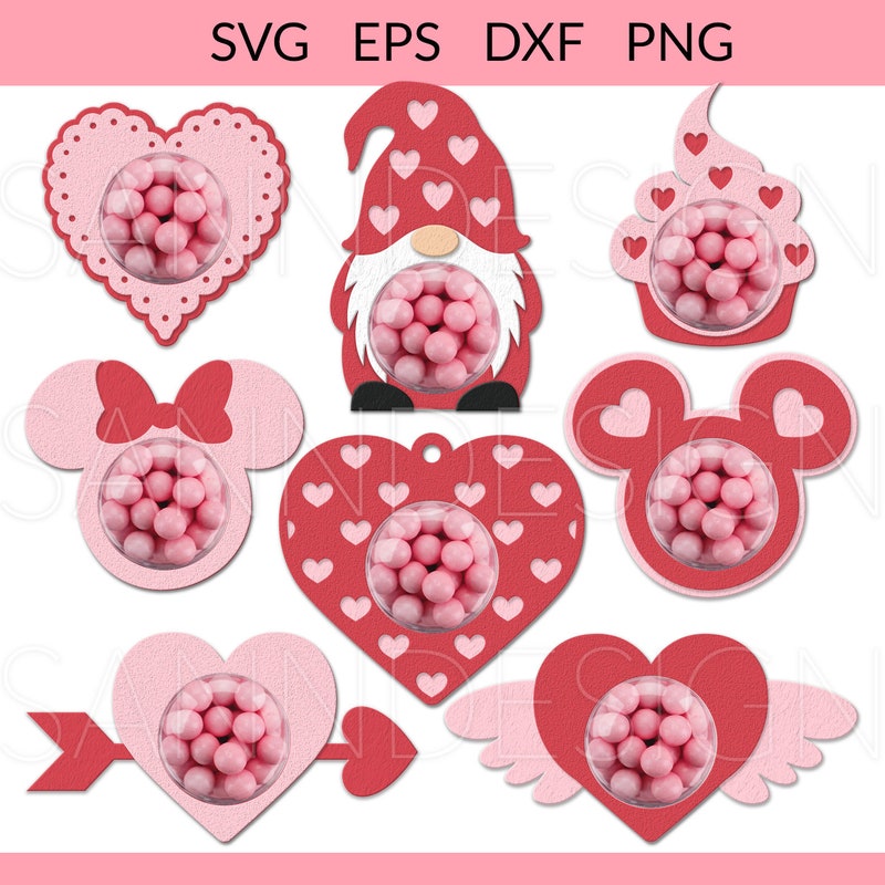 Dome Candy Valentines Cards - Etsy