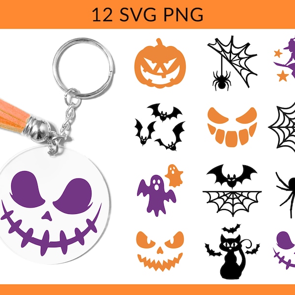 Ghost Keychain Svg - Etsy