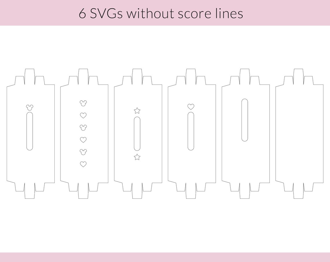 Pen Box Template SVG Pen Box SVG Glitter Pen Box svg Pen | Etsy España