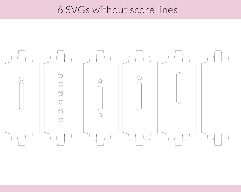 Pen Box Template SVG Pen Box SVG Glitter Pen Box svg Pen - Etsy España