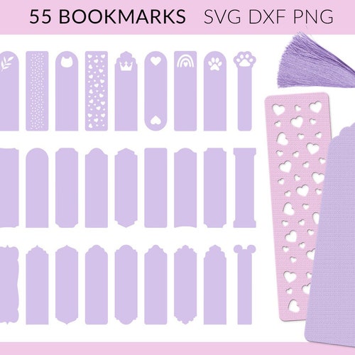 Bookmark Svg Bookmark Template Bundle Svg Bookmark Label - Etsy