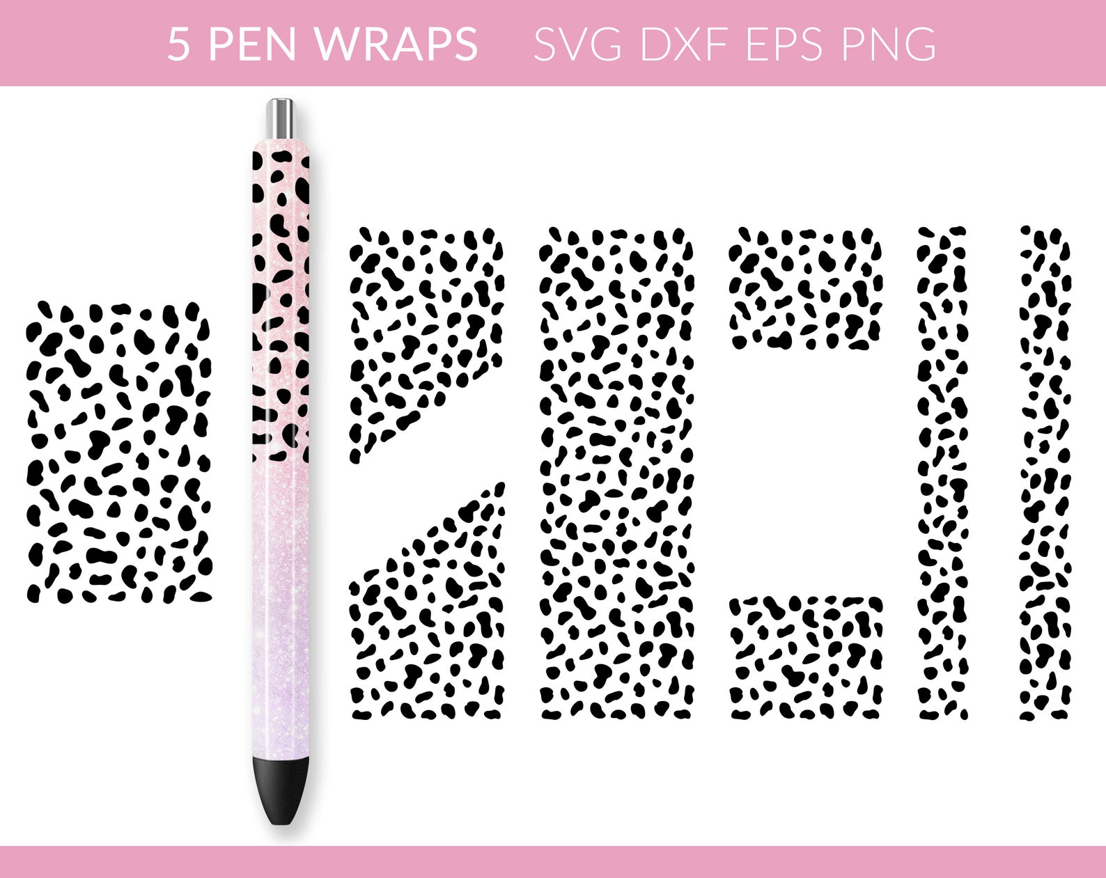 Pen Wrap Svg Dalmatian Pen Wrap Svg Dalmatian Pen Wraps Svg - Etsy