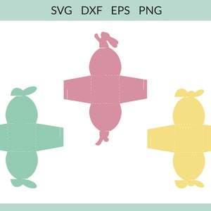 Easter Treat Box Svg, Gift Boxes Svg, Easter Box Template, Easter Paper ...
