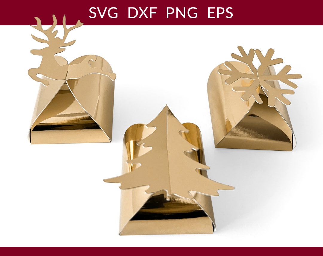 Christmas Box Svg, Gift Box Svg, Christmas Box Template, Christmas ...
