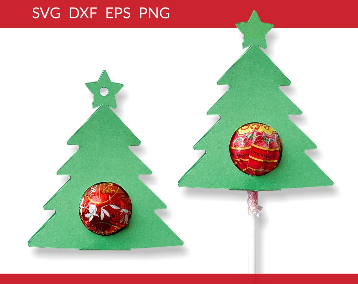 Christmas Tree Chocolate Lollipop Holder Christmas Chocolate - Etsy