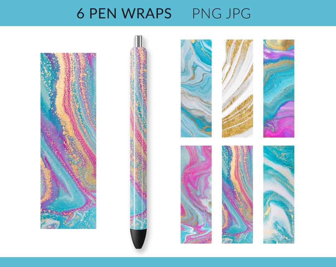 Pen Wraps PNG, Pen Wrap Waterslide, Abstract Pastel Pen Wrap, Pen Wraps ...