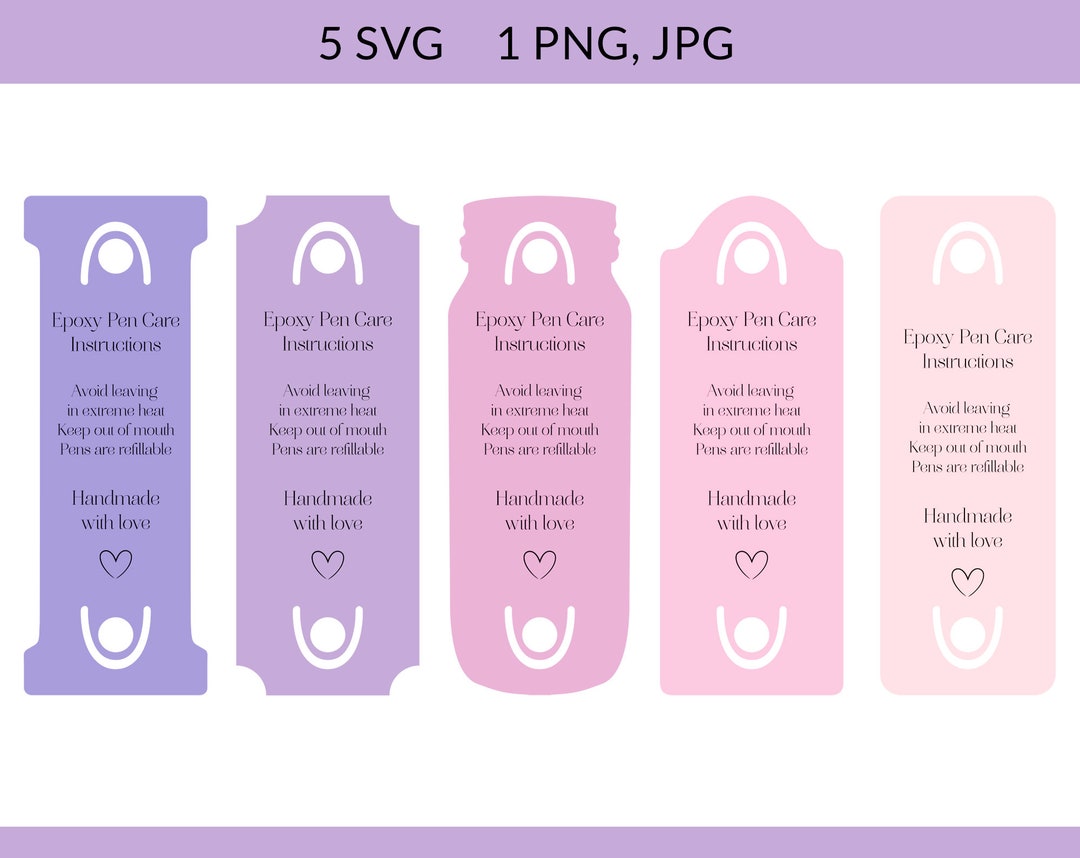 Pen Display Card Svg, Pen Holder Svg, Epoxy Pen Care Card, Glitter Pen ...