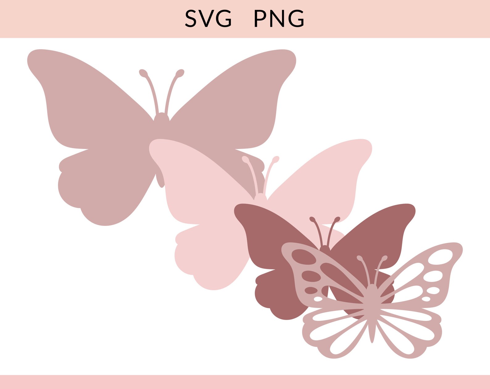 Papillon 3D Papillon svg Papillons svg Butterfly Template | Etsy
