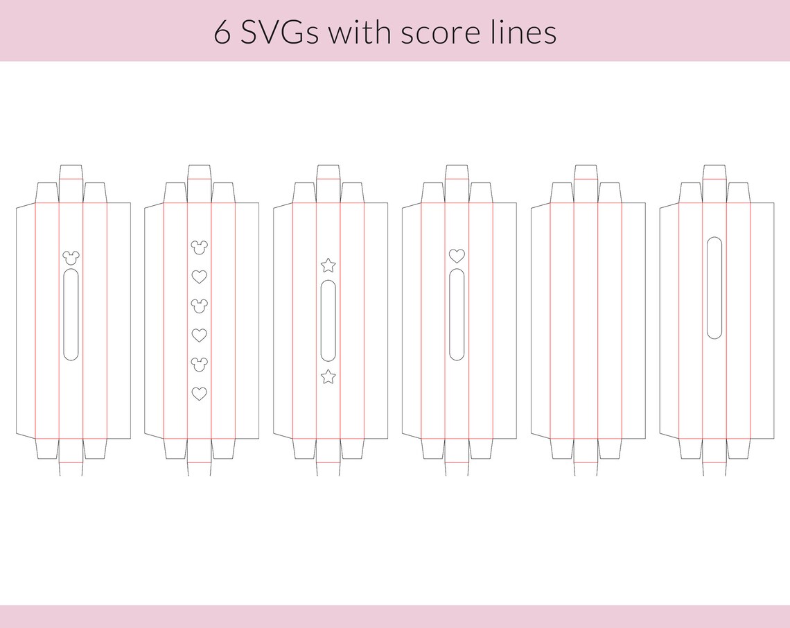 Pen Box Template SVG Pen Box SVG Glitter Pen Box svg Pen | Etsy España