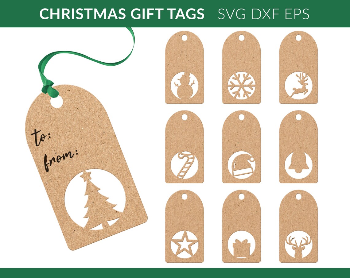 Christmas Tag Svg Christmas Gift Tags Svg Christmas Tag - Etsy
