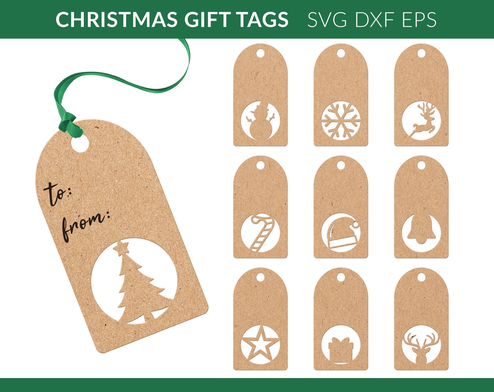 Christmas Tag Svg, Christmas Gift Tags Svg, Christmas Tag Bundle, Gift ...