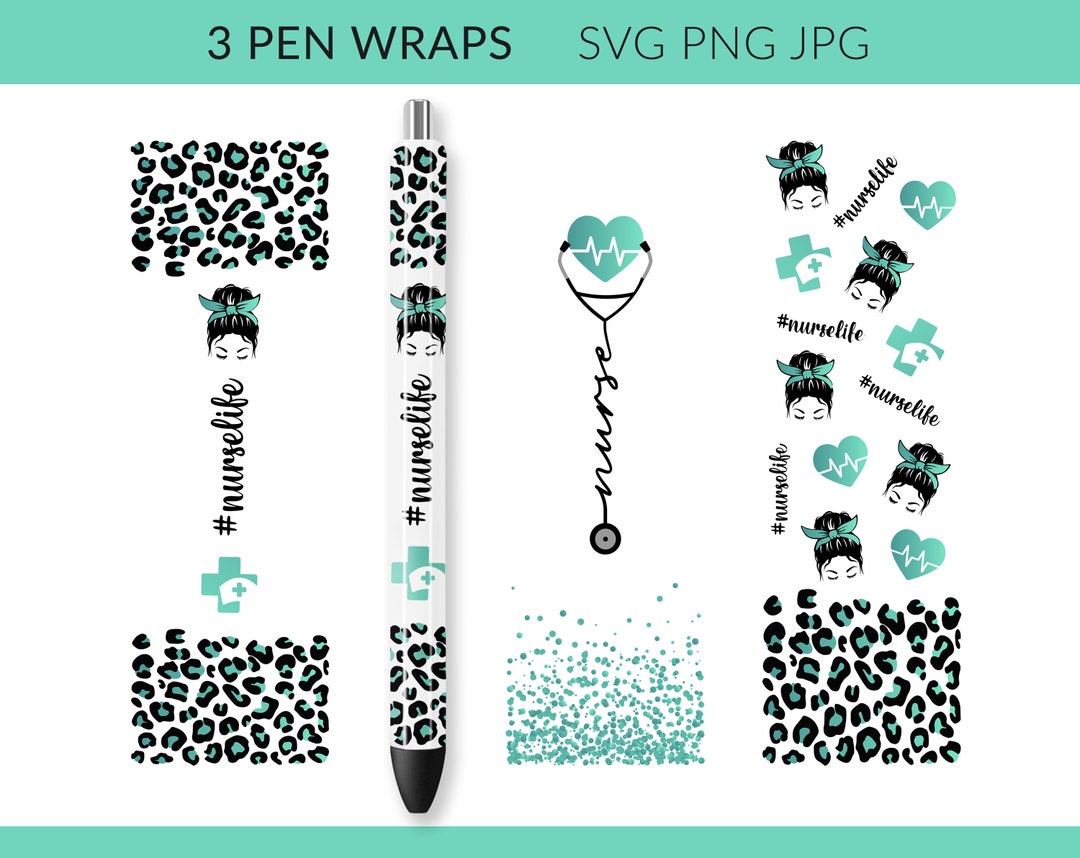 Nurse Pen Wraps, Nurse Life Pen Wrap, Nursing Pen Wraps, Pen Wraps ...