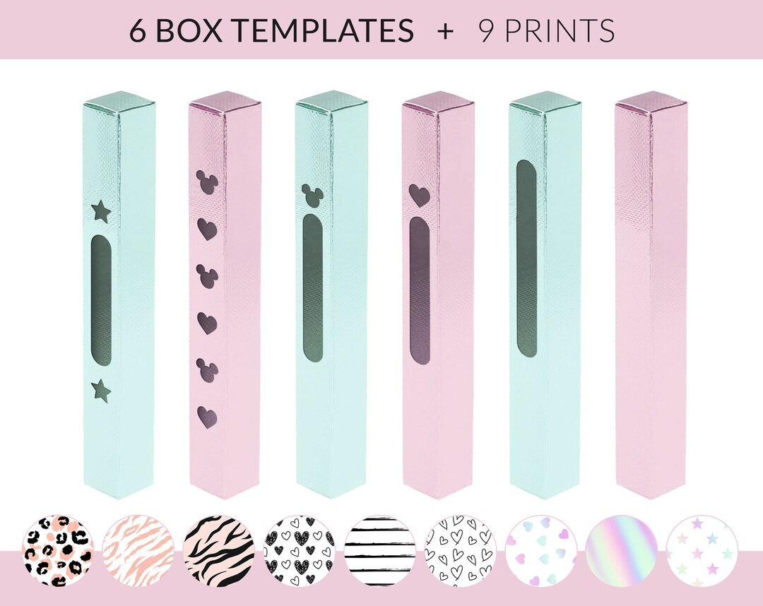 Pen Box Template SVG, Pen Box SVG, Glitter Pen Box Svg, Pen Box Cut ...